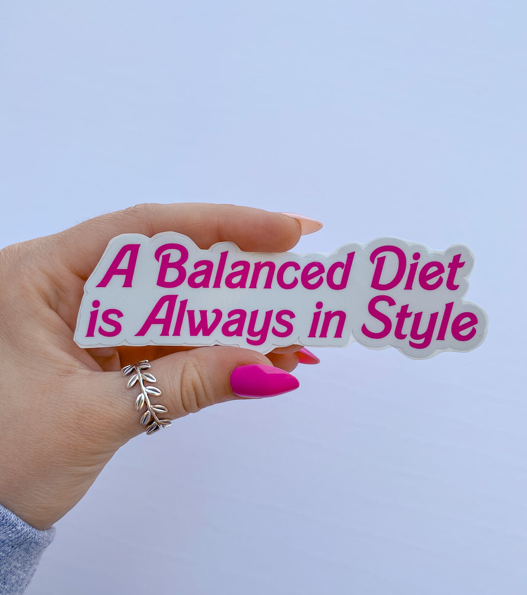 Barbie Balanced Diet Sticker – MNT Stickers